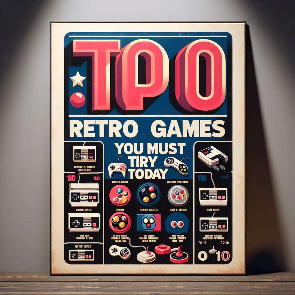 Top 10 Retro Games You Must Try Today – Nerdbutiken