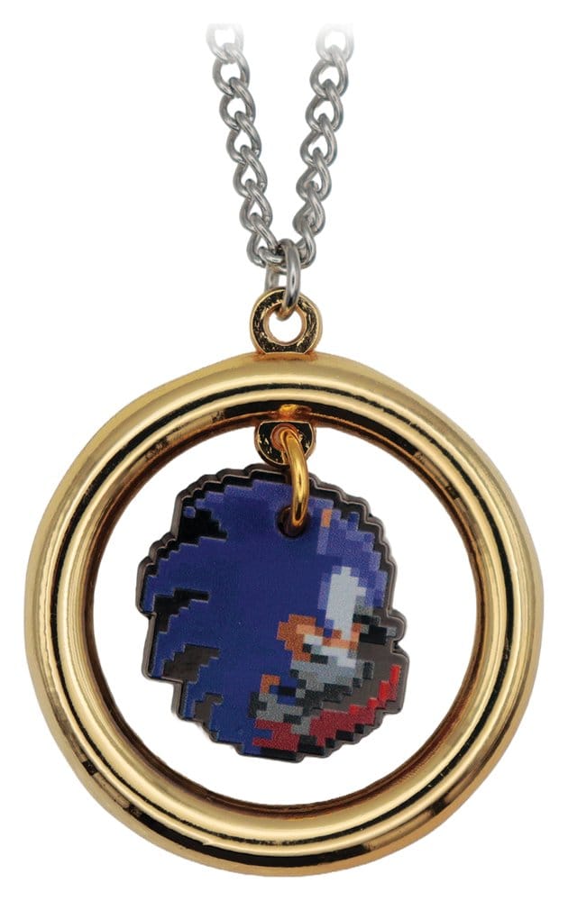 Sonic - The Hedgehog Necklace with Pendant Ring – Officiellt Licensier ...