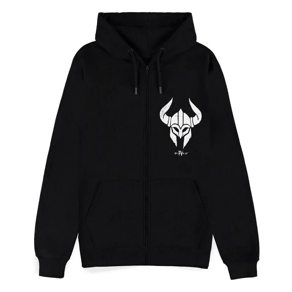 Diablo IV Zipper Hoodie Sweater Barbarian Sigil XXL – Nerdbutiken