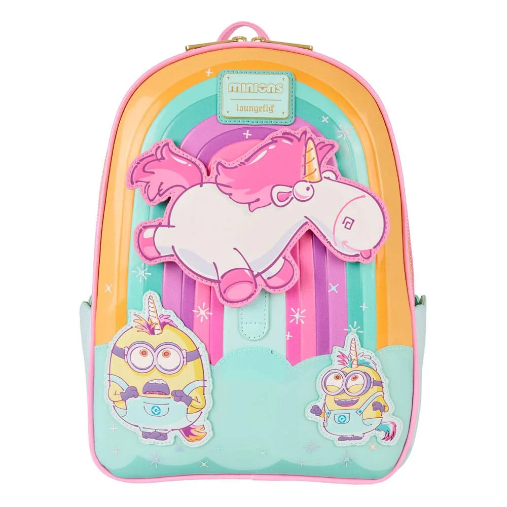 Minions av Loungefly Mini Ryggsäck Fluffig Enhörning – Nerdbutiken