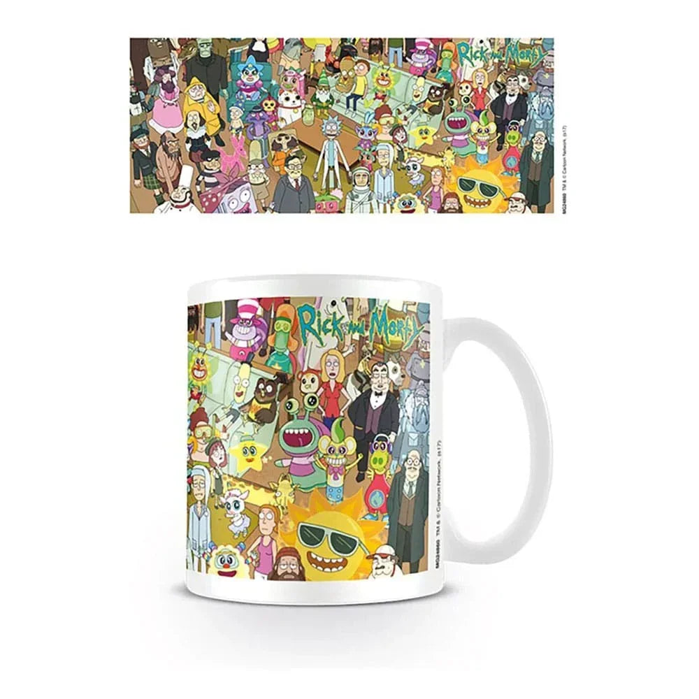 Rick and Morty Karaktärs Mugg - Hög Kvalitet – Nerdbutiken