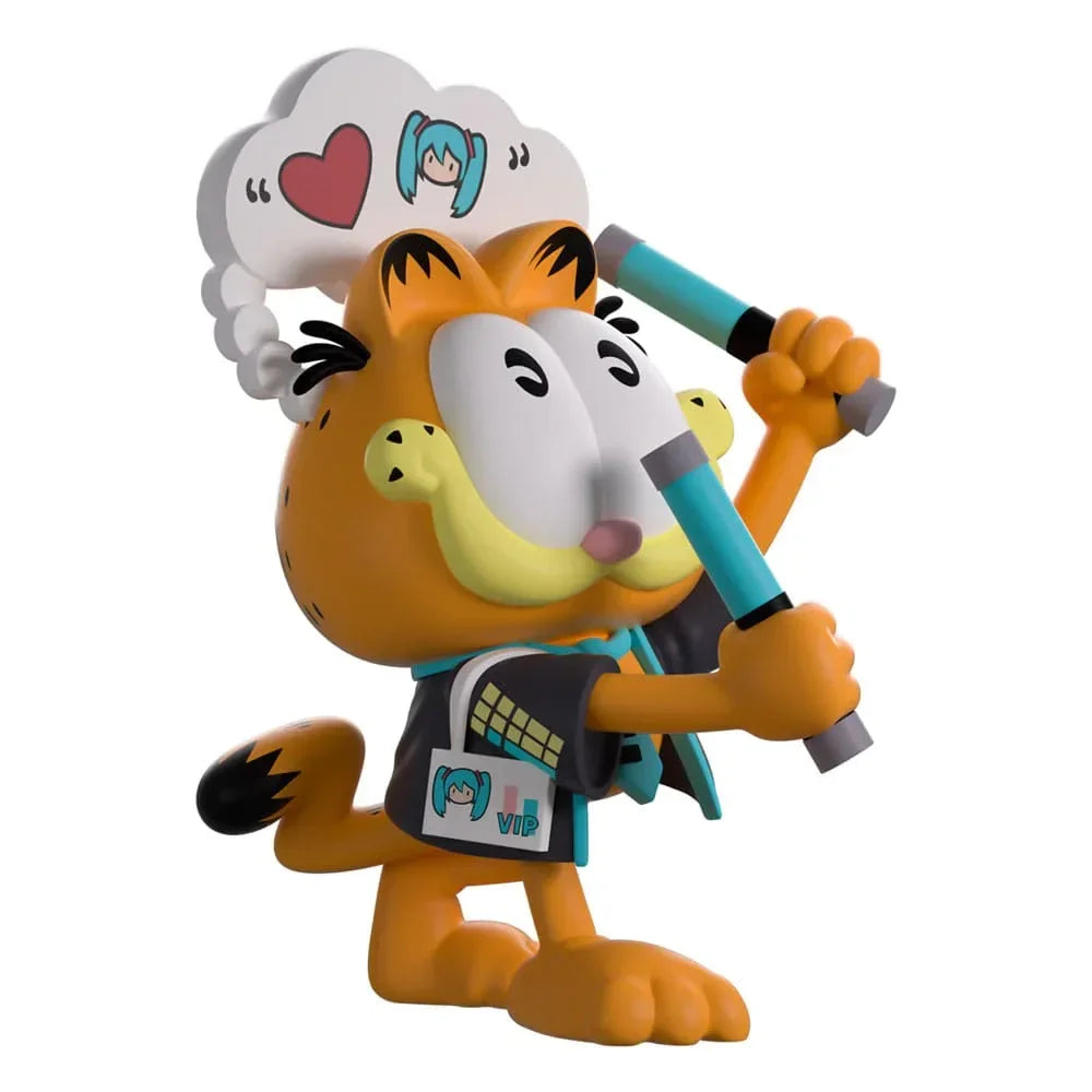 Hatsune Miku x Garfield Figur 13 cm - Samlarobjekt – Nerdbutiken
